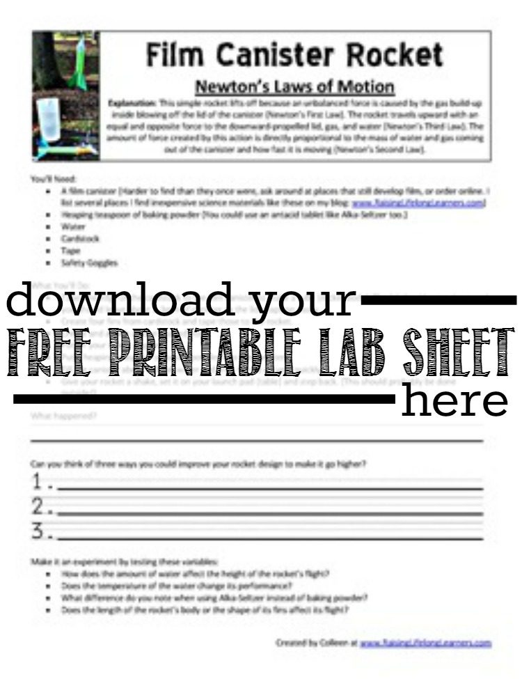 Simple Science | Film Canister Rockets - Raising Lifelong Learners