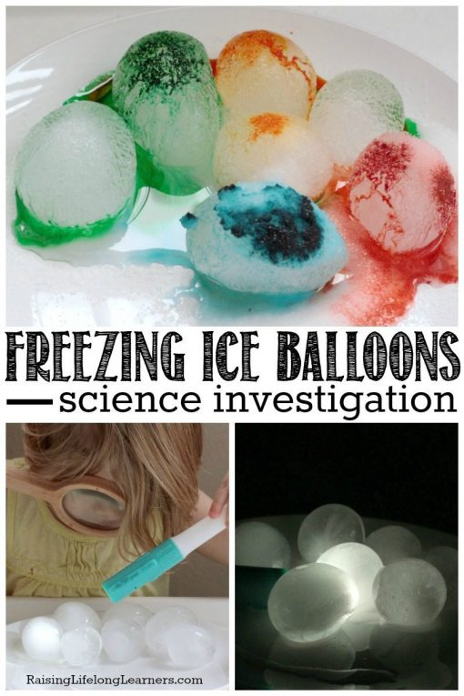 Freezing Ice Balloons Science Investigation - Raising Lifelong Learners
