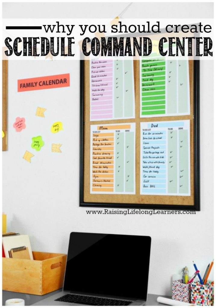 Why Create a Schedule Command Center? - Raising Lifelong Learners