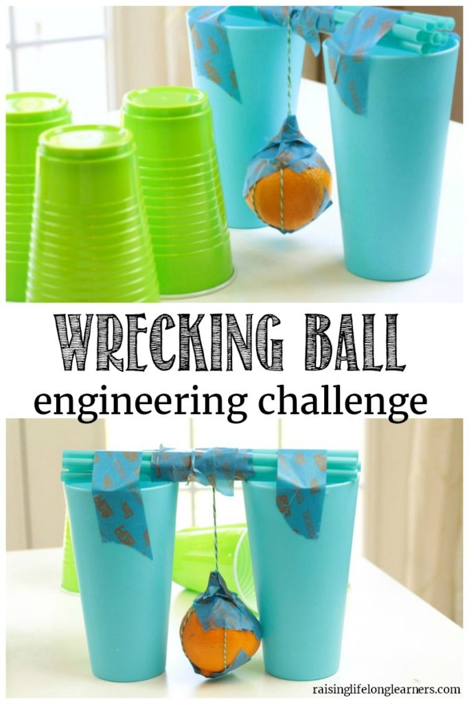 Orange Wrecking Ball Engineering Challenge - Raising Lifelong Learners