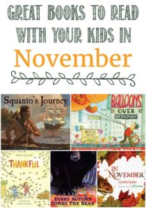 Great Books to Read With Your Kids in November - Raising Lifelong Learners